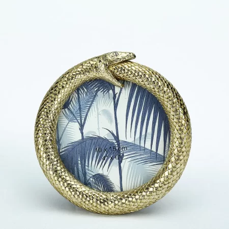 4″ Circular Snake Photo Frame - JJ Gifts LLC